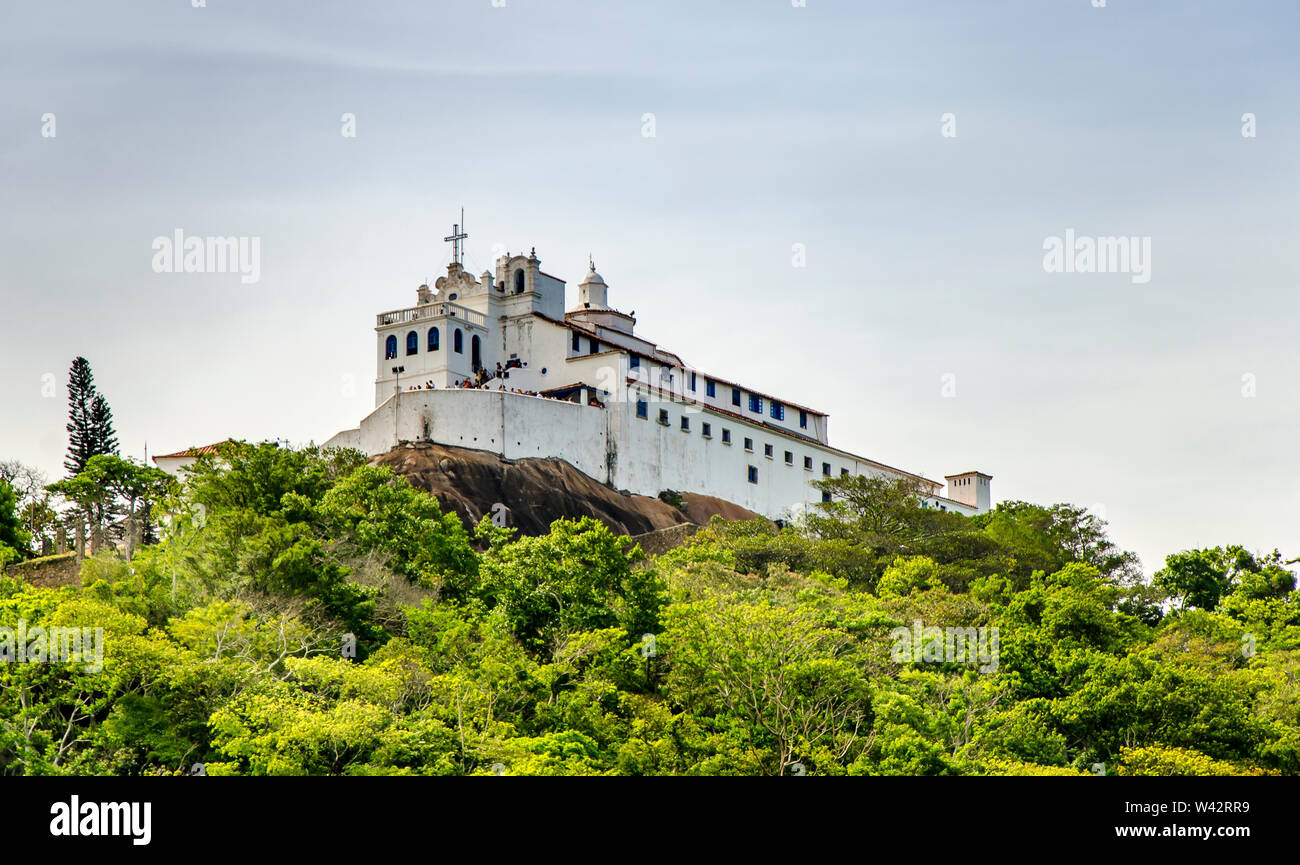 Vila Velha ,Penha Convent on the top of a high mountain / ES - Brazil ...