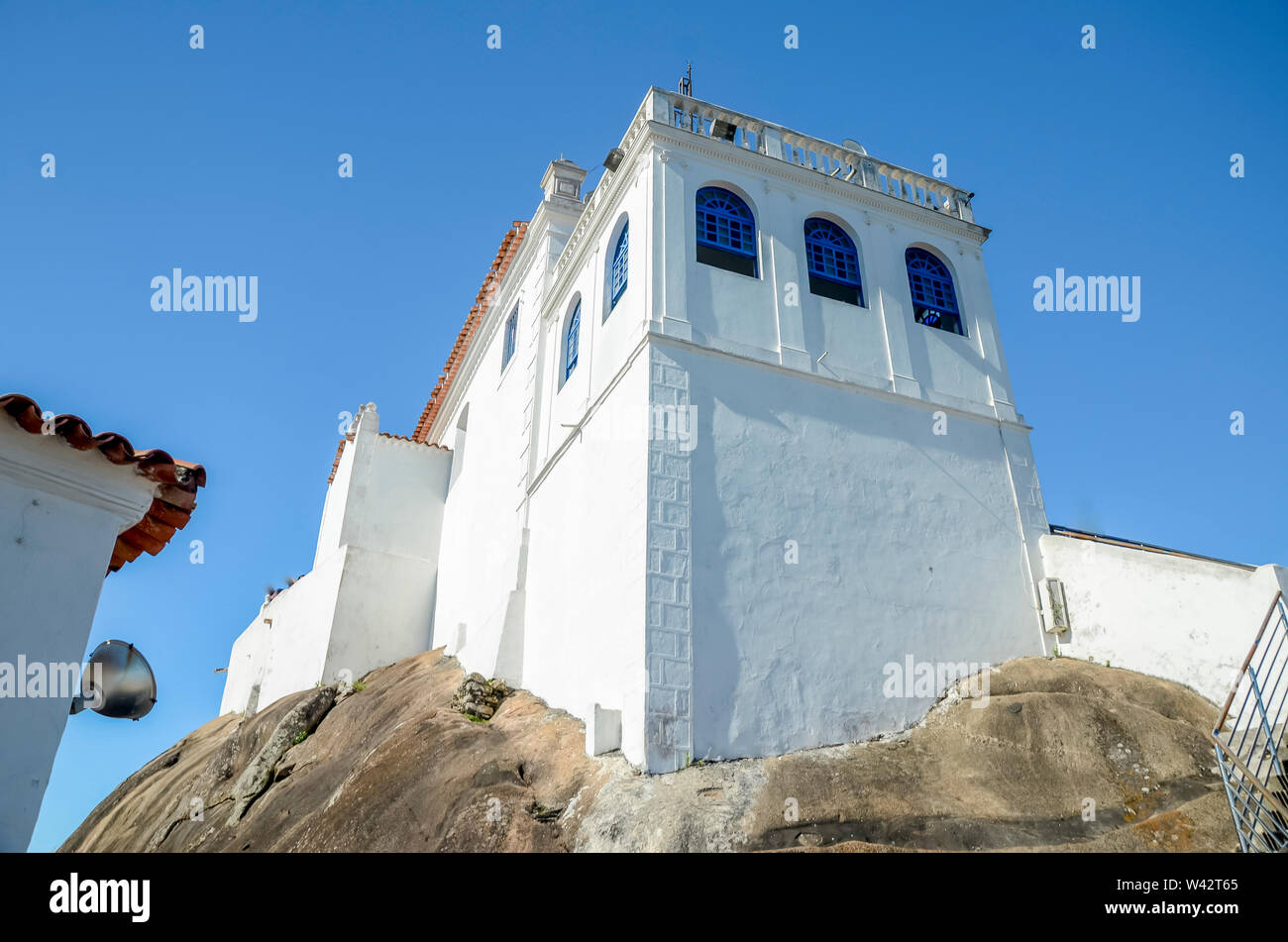 Vila Velha ,Penha Convent on the top of a high mountain / ES - Brazil ...