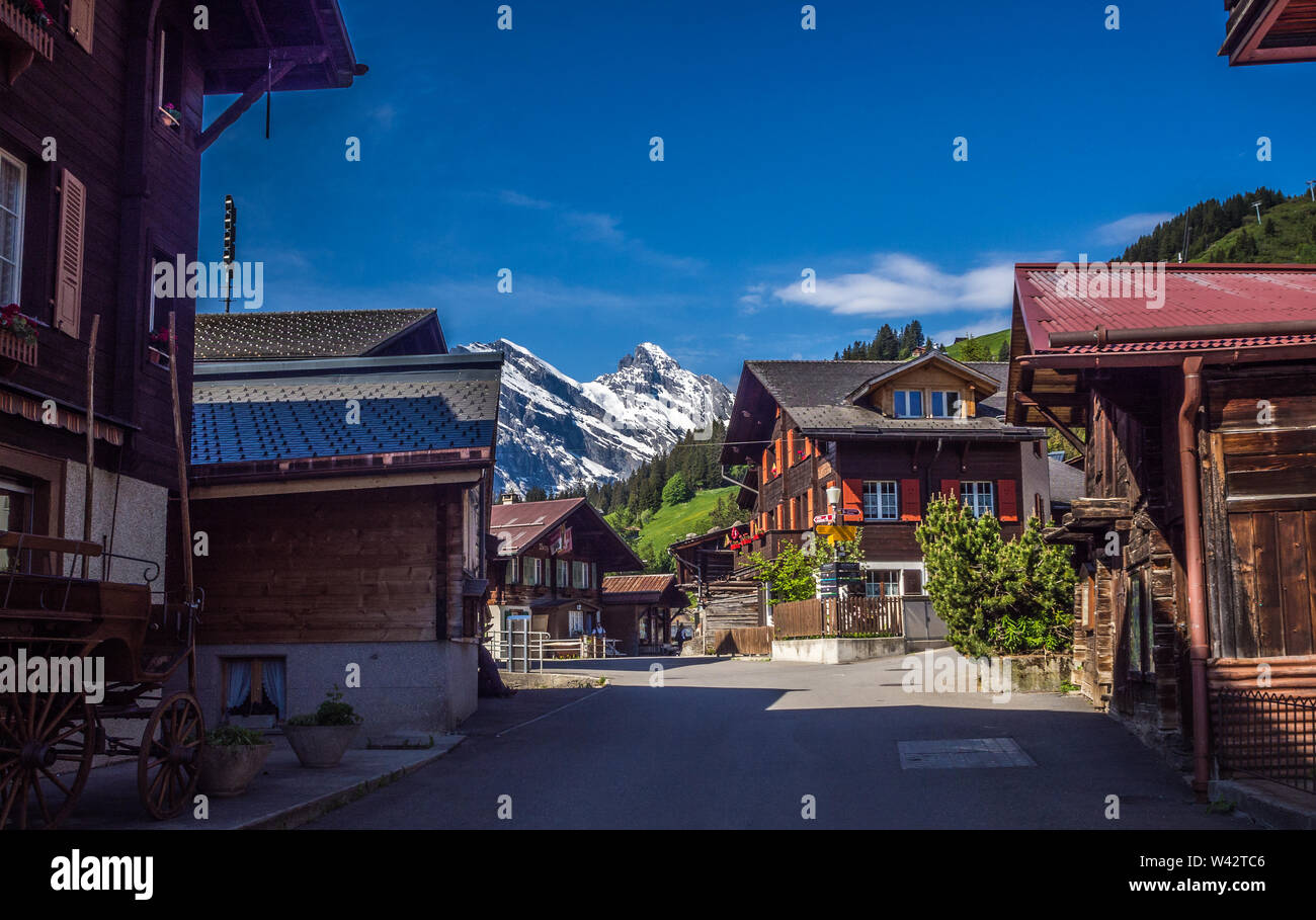 Mürren village switzerland hi-res stock photography and images - Alamy