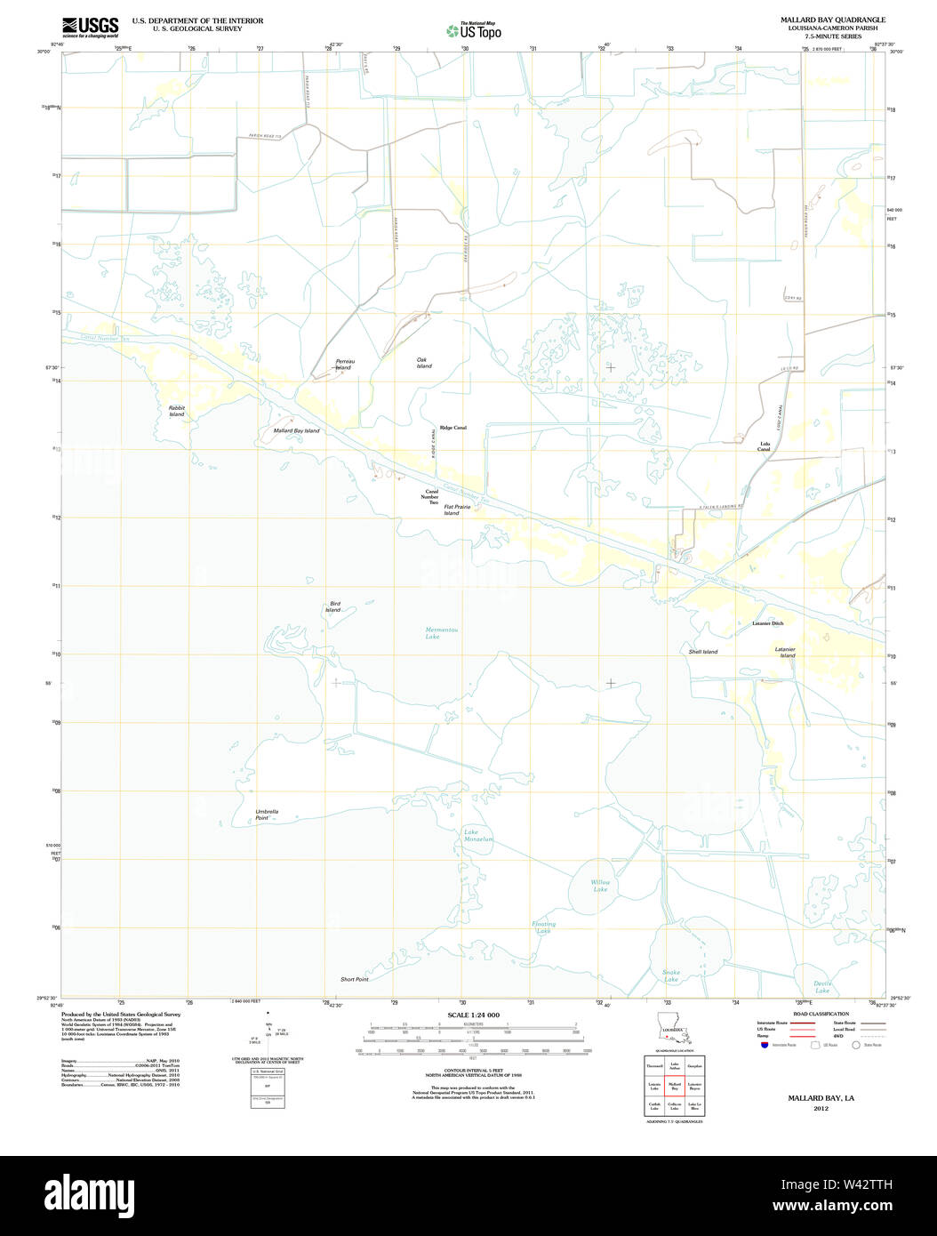 Map of mallard Cut Out Stock Images & Pictures - Alamy