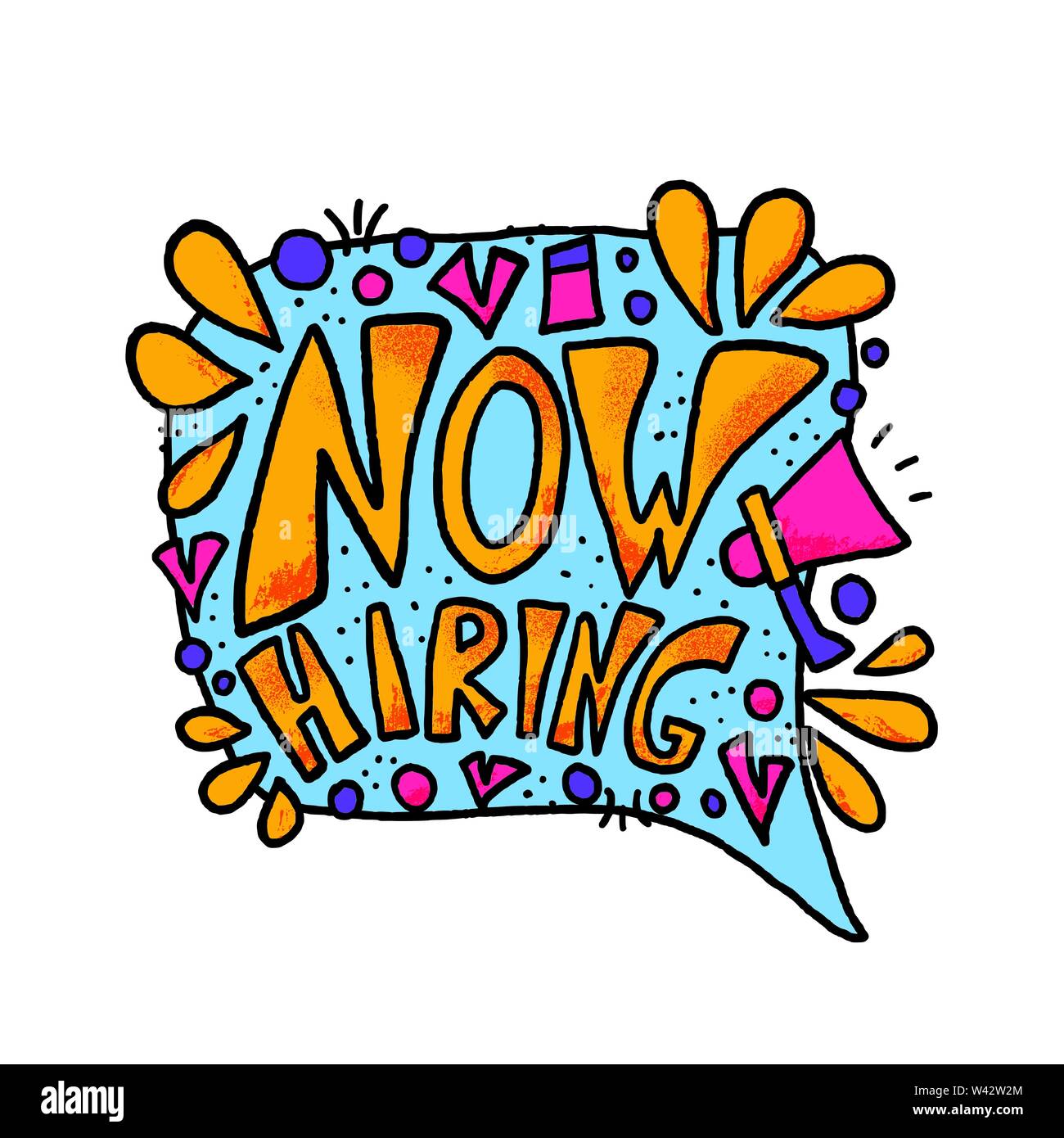 Now hiring concept. Vacancy announcement template for web, social media ...