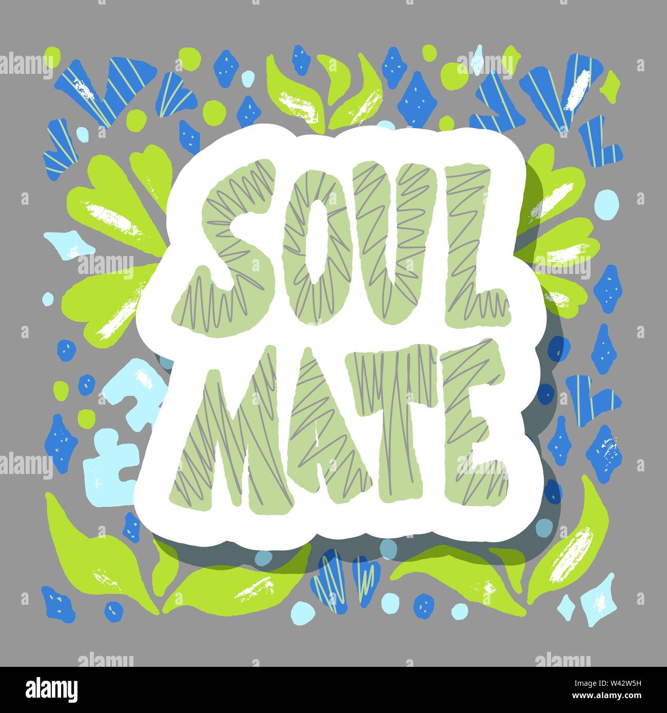 Soulmate vector vectors hi-res stock photography and images - Alamy