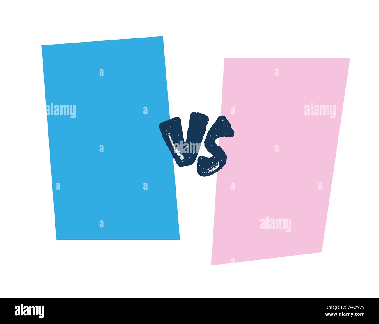 Versus screen. Vs symbol with divider. Confrontation background with ...