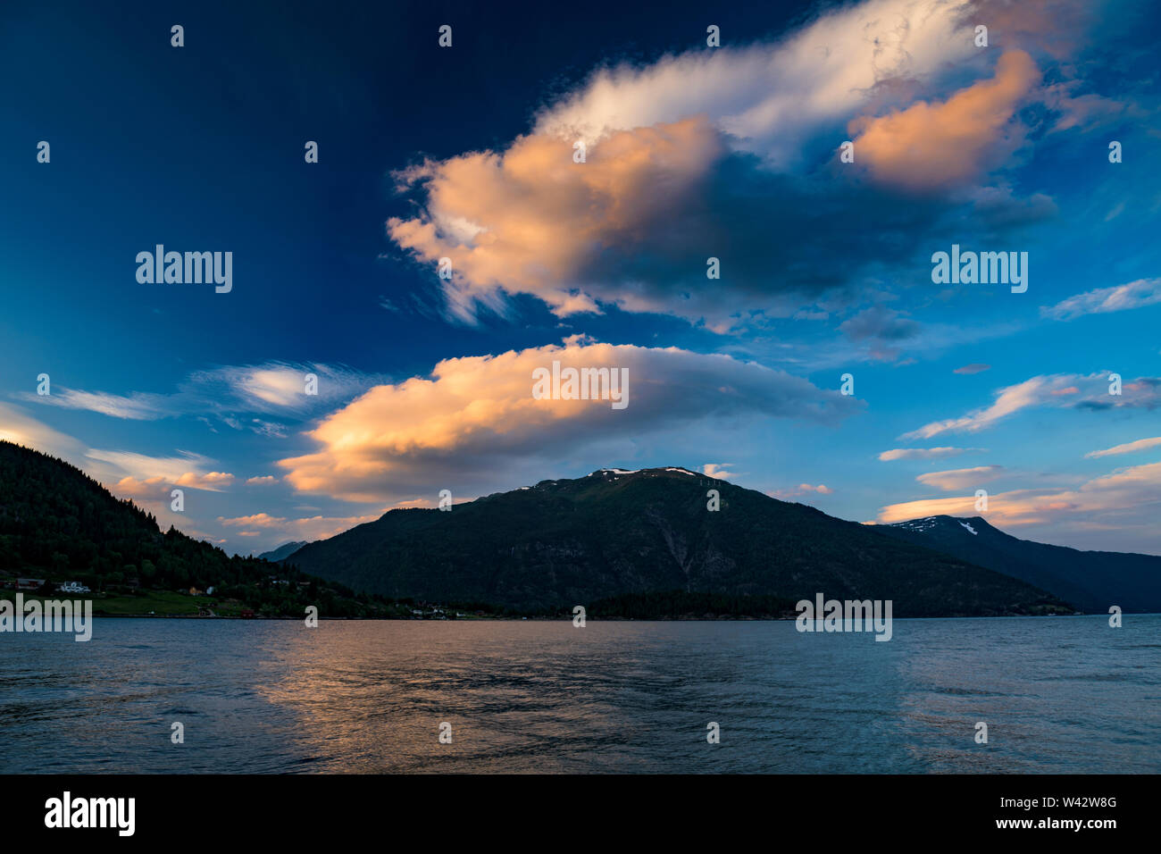 Norways Longest And Deepest Fjord High Resolution Stock Photography and ...
