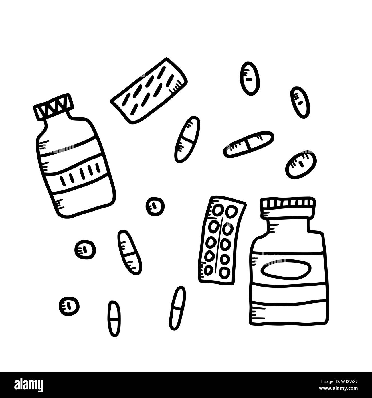 Probiotic concept. Vector illustration Stock Vector Image & Art - Alamy
