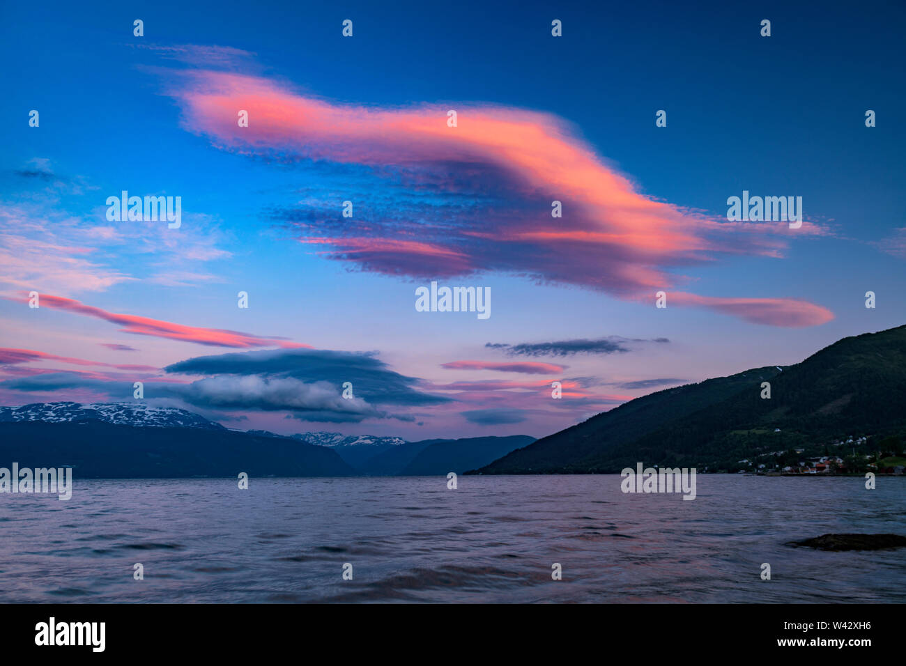 Norways Longest And Deepest Fjord High Resolution Stock Photography and ...