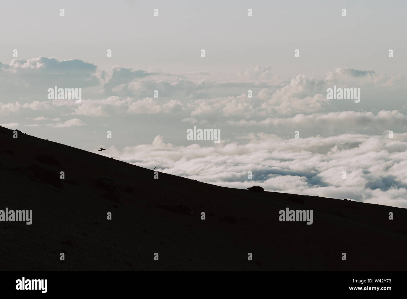 Clouds over a slope hi-res stock photography and images - Alamy