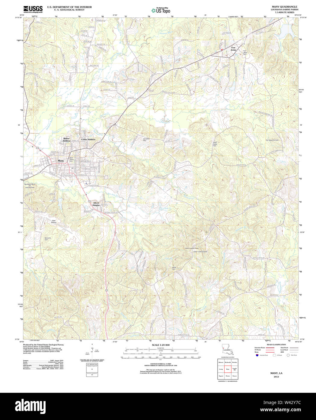 Many louisiana map hi-res stock photography and images - Alamy