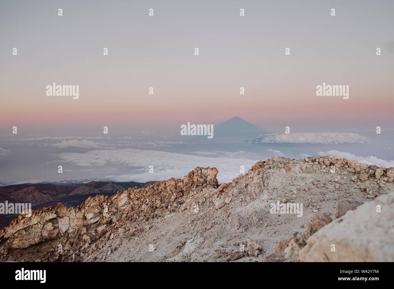 The shadow of mount teide hi-res stock photography and images - Alamy