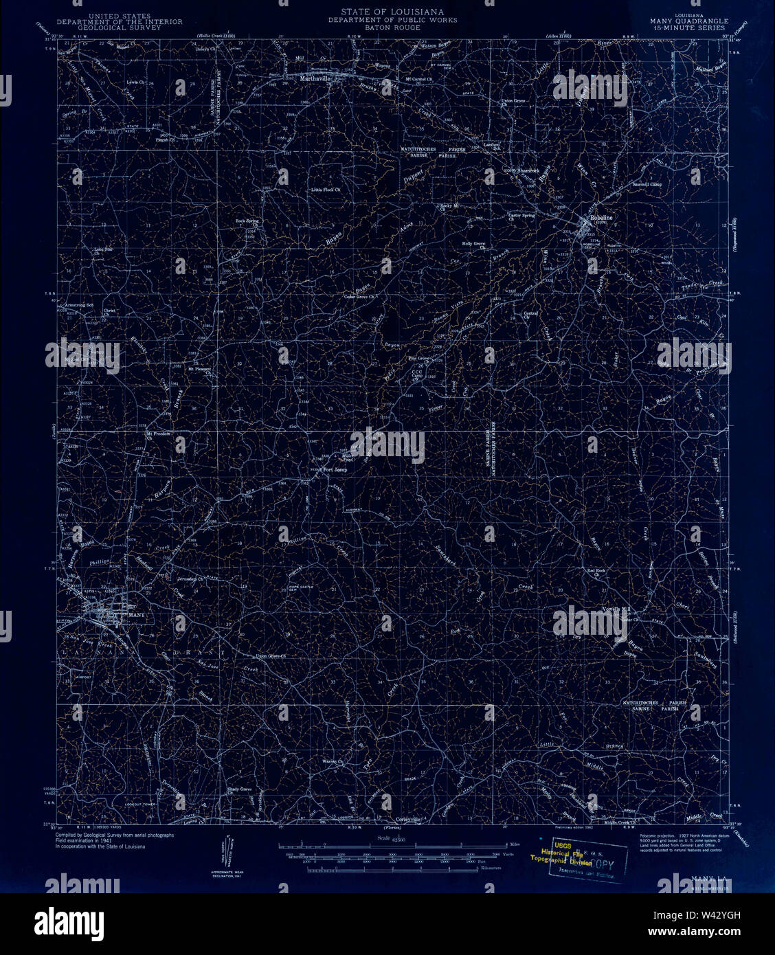 Many louisiana map hi-res stock photography and images - Alamy