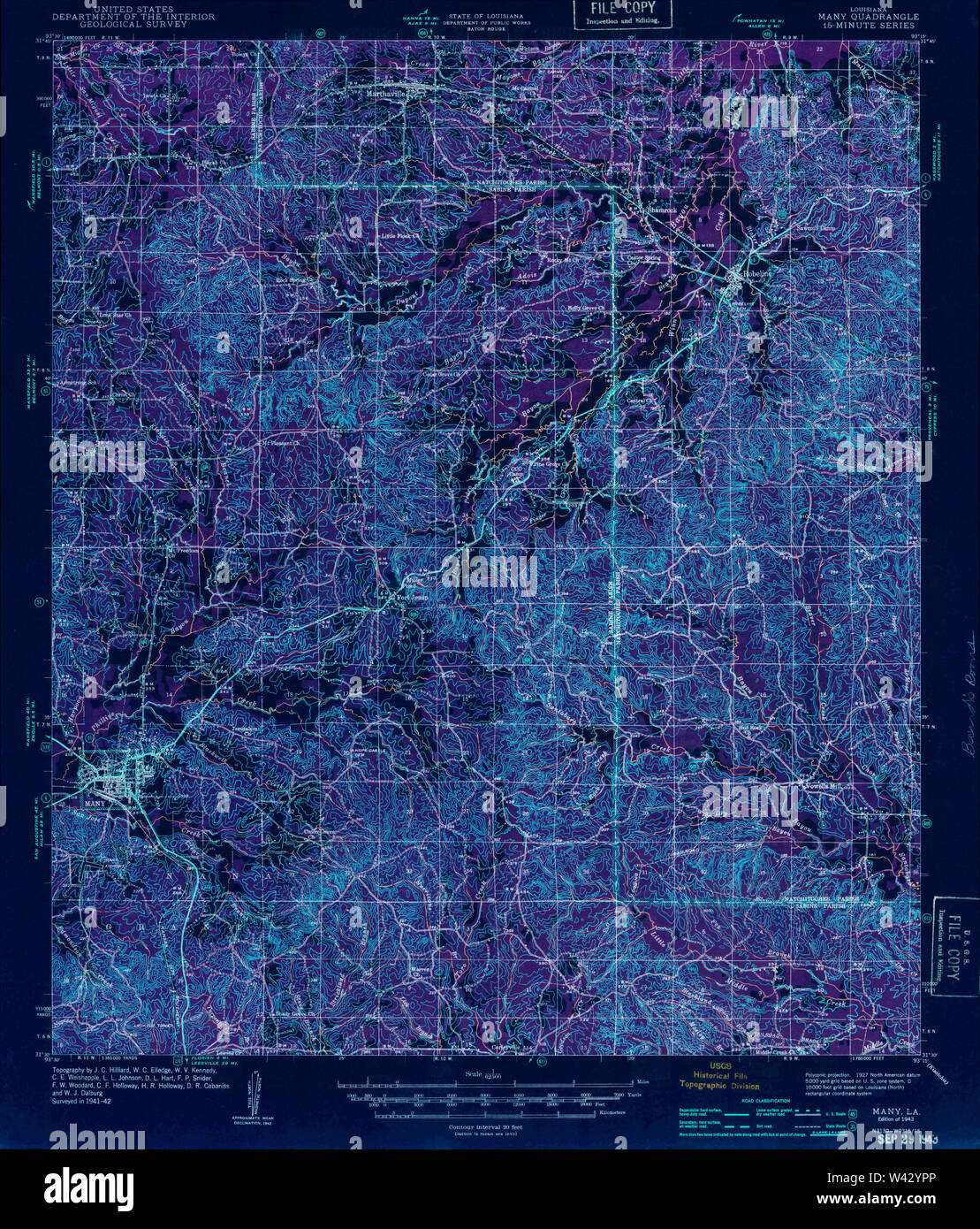 Many louisiana map hi-res stock photography and images - Alamy