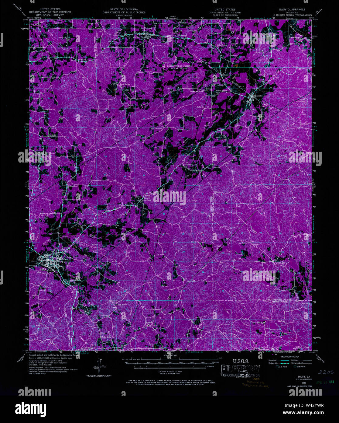 Many louisiana map hi-res stock photography and images - Alamy