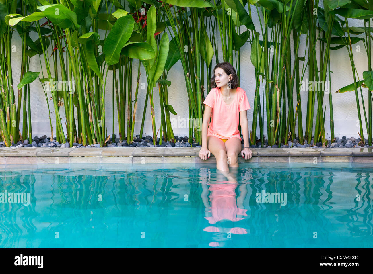 Tropical woman hi-res stock photography and images - Alamy