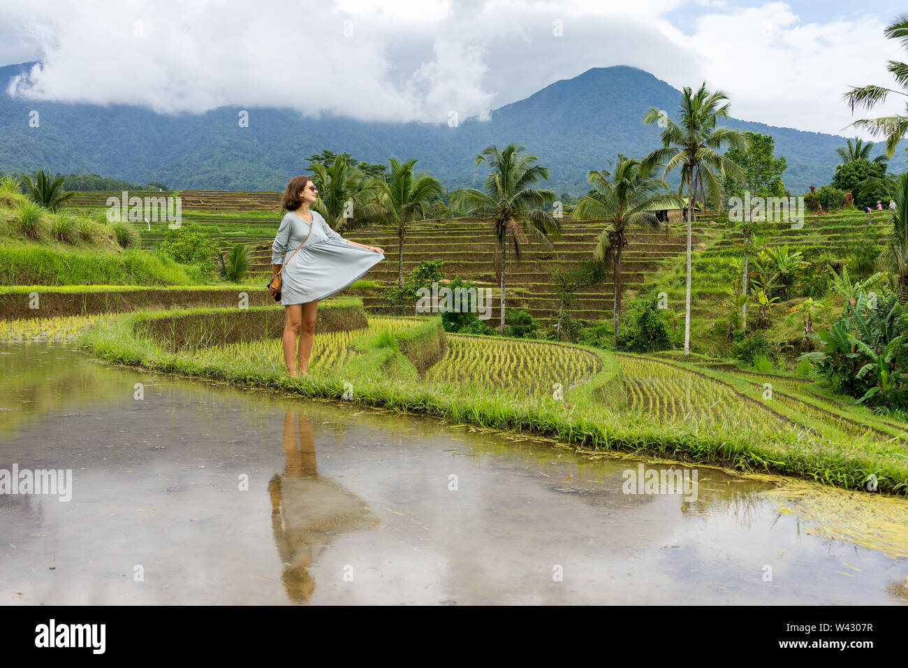 Lady dancing in water hi-res stock photography and images - Alamy