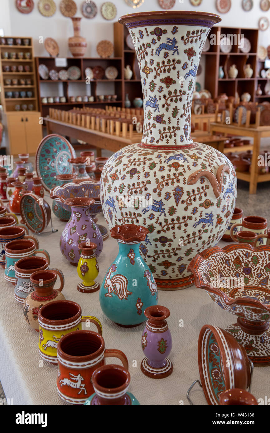 Greece, Rhodes, the largest of the Dodecanese islands. Bonis Ceramics ...