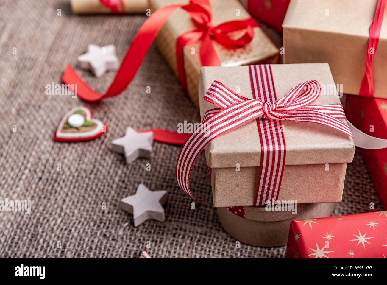 Christmas tree wrapped creative hi-res stock photography and images - Alamy