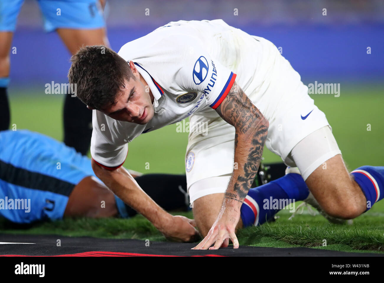 Kanagawa, Japan. 19th July, 2019. Christian Pulisic (Chelsea) Football ...
