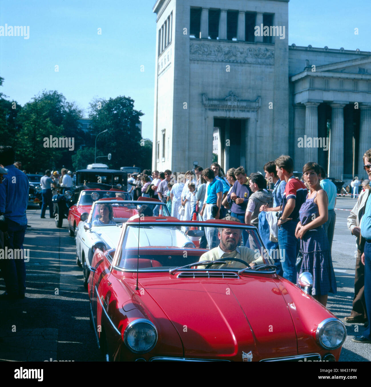 Ein NSU Wankel Spider während einer Oldtimershow in München Ende der ...
