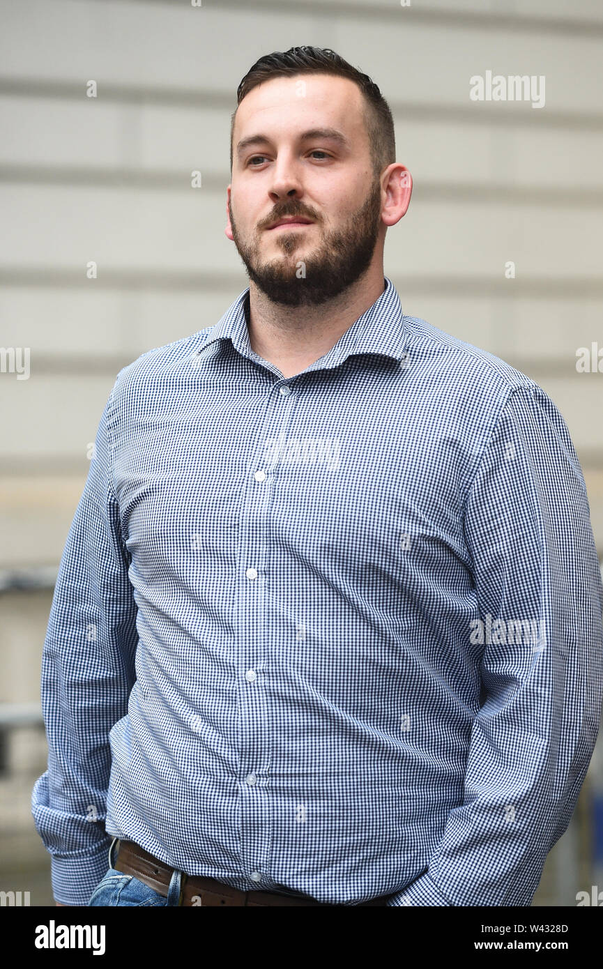James goddard leaving westminster magistrates court hi-res stock ...