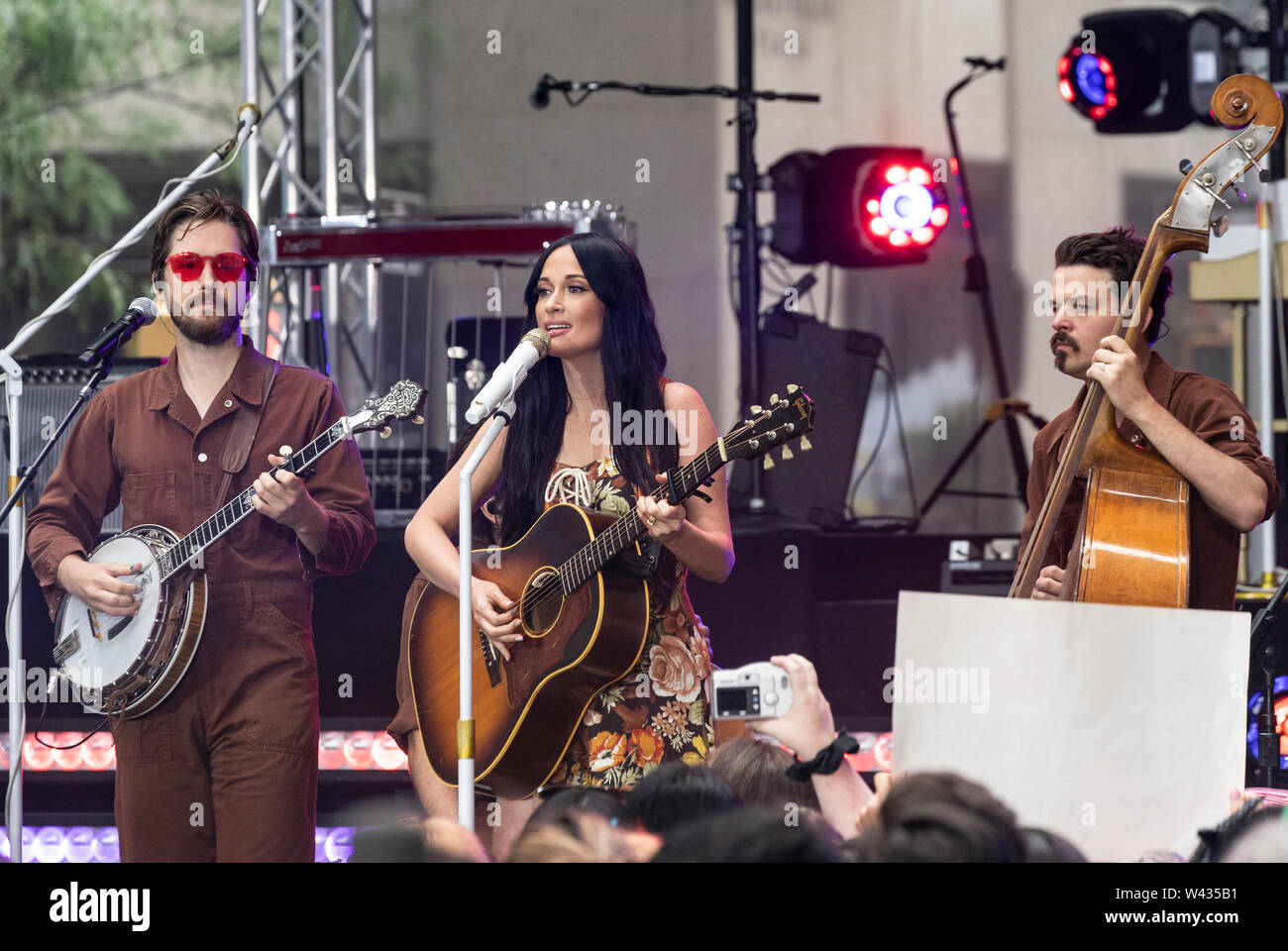 New York, NY - July 19, 2019: Singer Kasey Musgraves performs on NBC ...