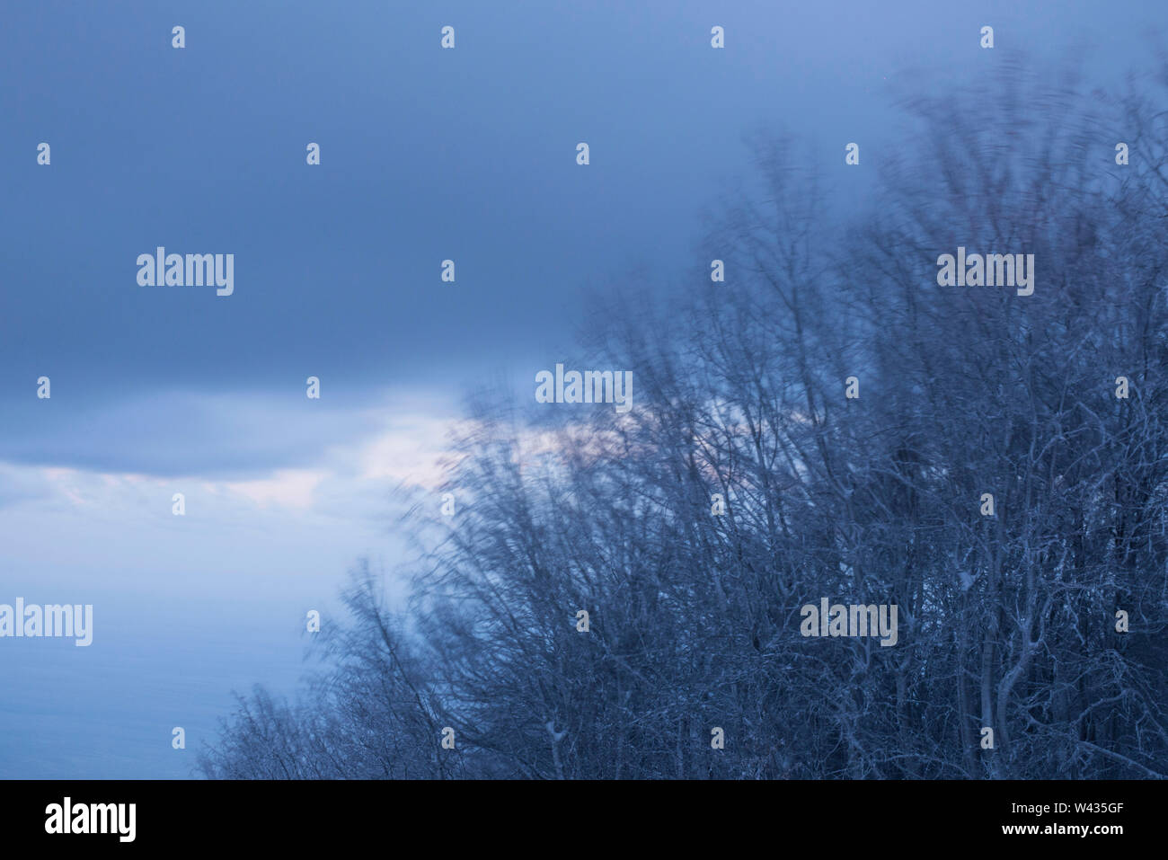 Winter on Mt pelion greece Stock Photo - Alamy