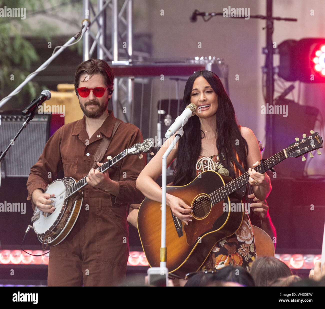 New York, NY - July 19, 2019: Singer Kasey Musgraves performs on NBC ...
