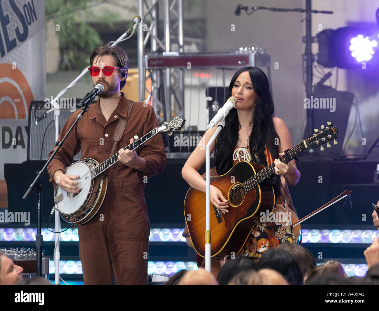 New York, NY - July 19, 2019: Singer Kasey Musgraves performs on NBC ...
