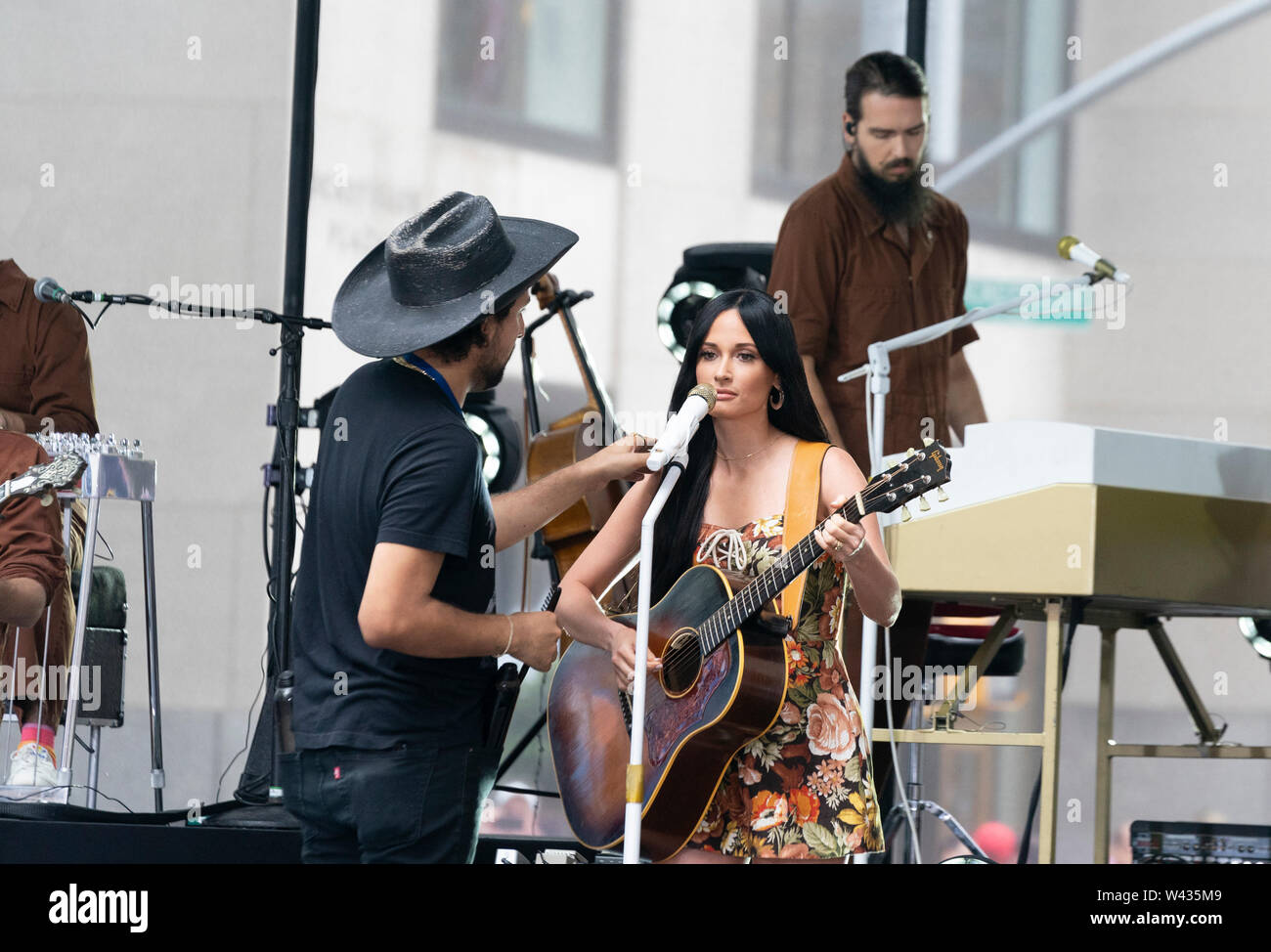 New York, NY - July 19, 2019: Singer Kasey Musgraves performs on NBC ...