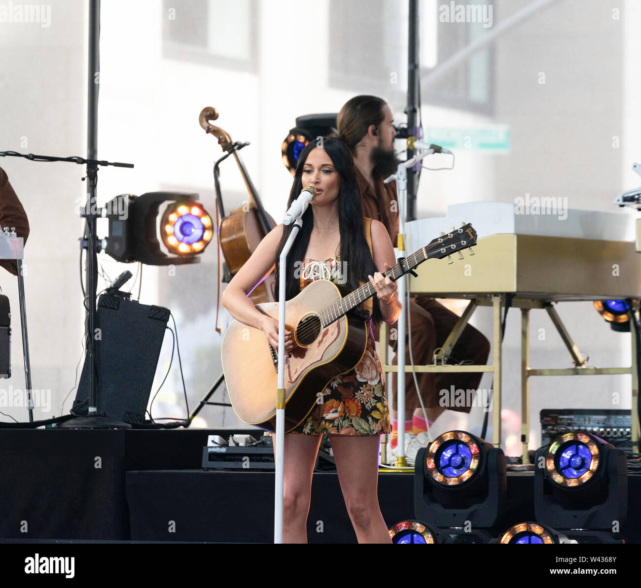 New York, NY - July 19, 2019: Singer Kasey Musgraves performs on NBC ...