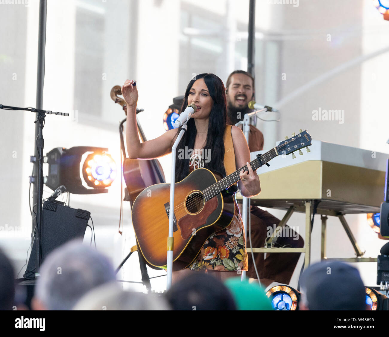 New York, NY - July 19, 2019: Singer Kasey Musgraves performs on NBC ...