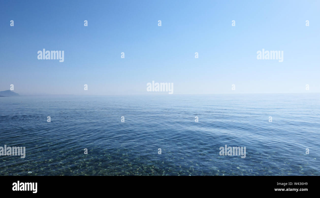 Blue sky and beautiful sea Stock Photo - Alamy