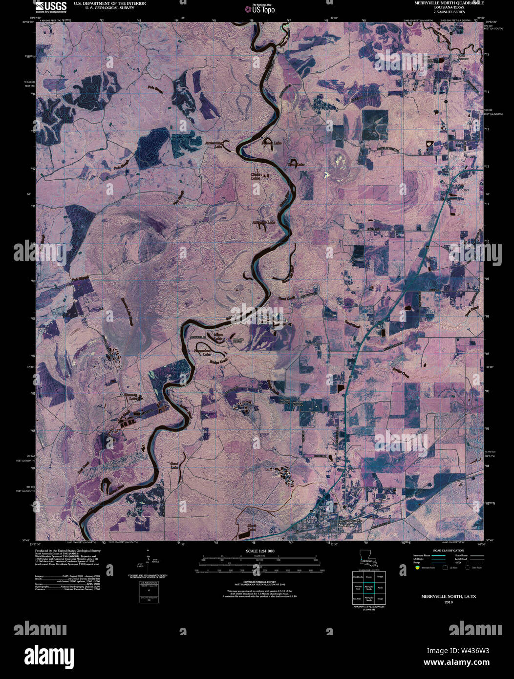 Merryville map hi-res stock photography and images - Alamy