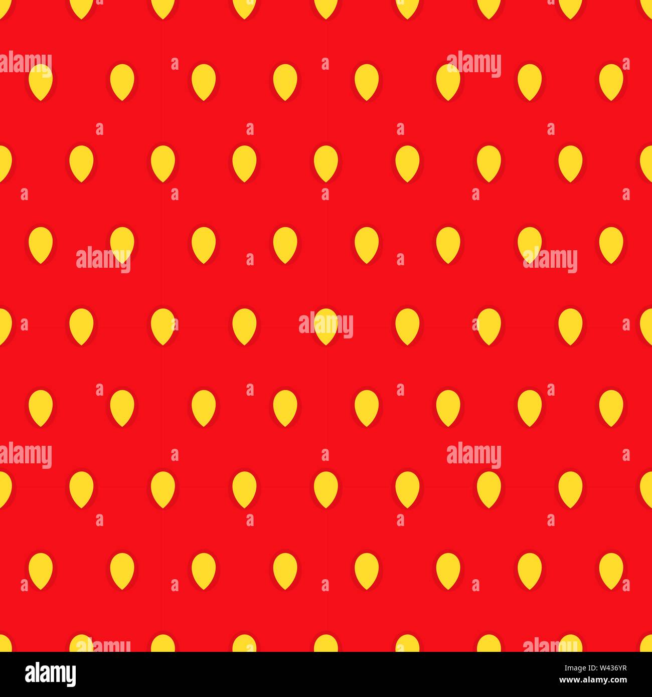 Strawberry skin fruit seamless red pattern. Vector illustration Stock ...