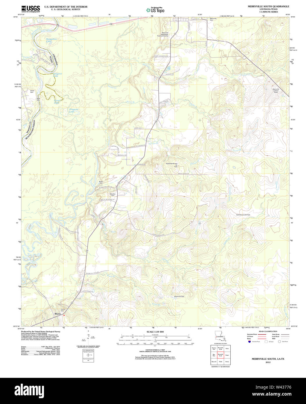 Merryville map hi-res stock photography and images - Alamy