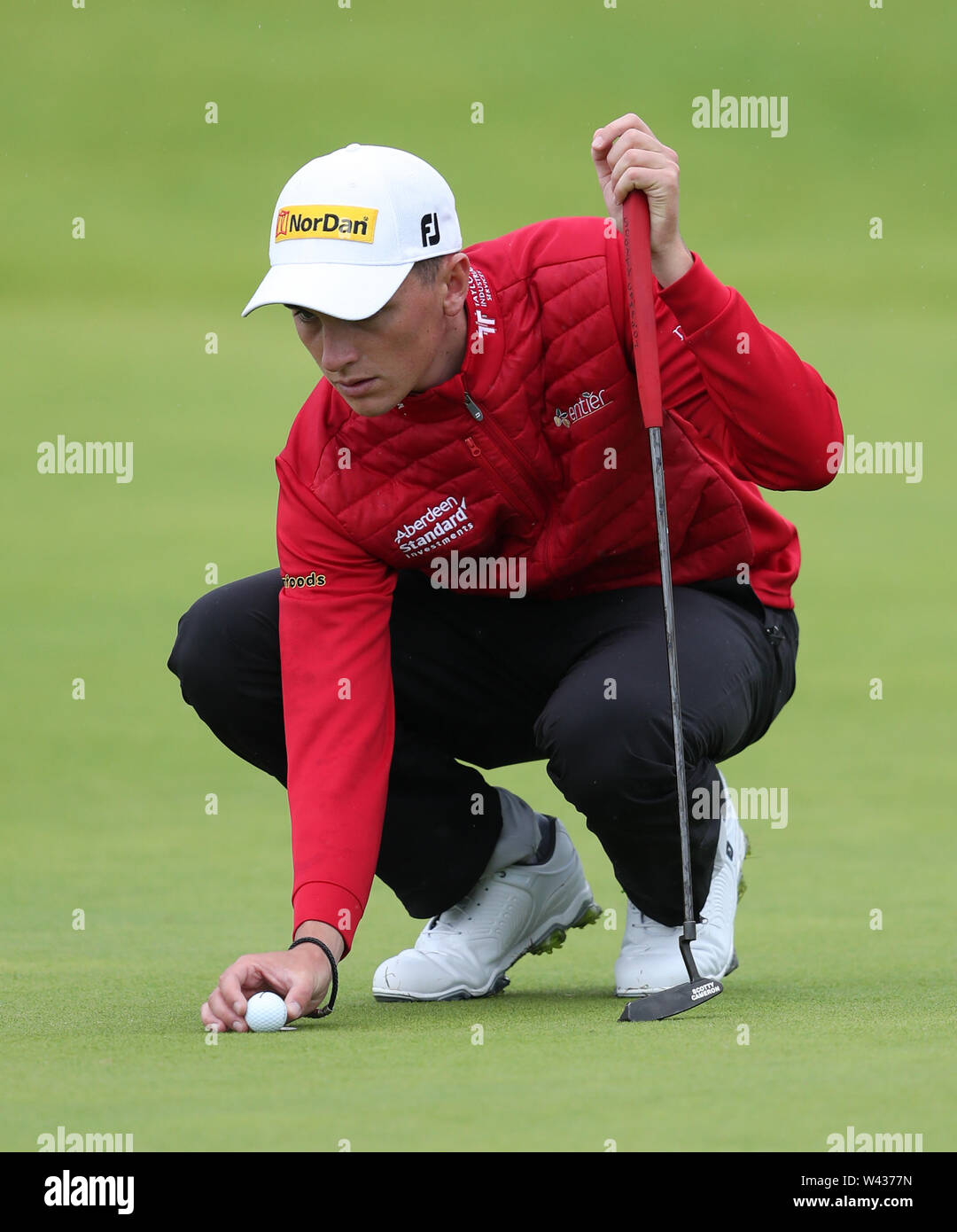 Scotland's Sam Locke on the 13th during day two of The Open ...