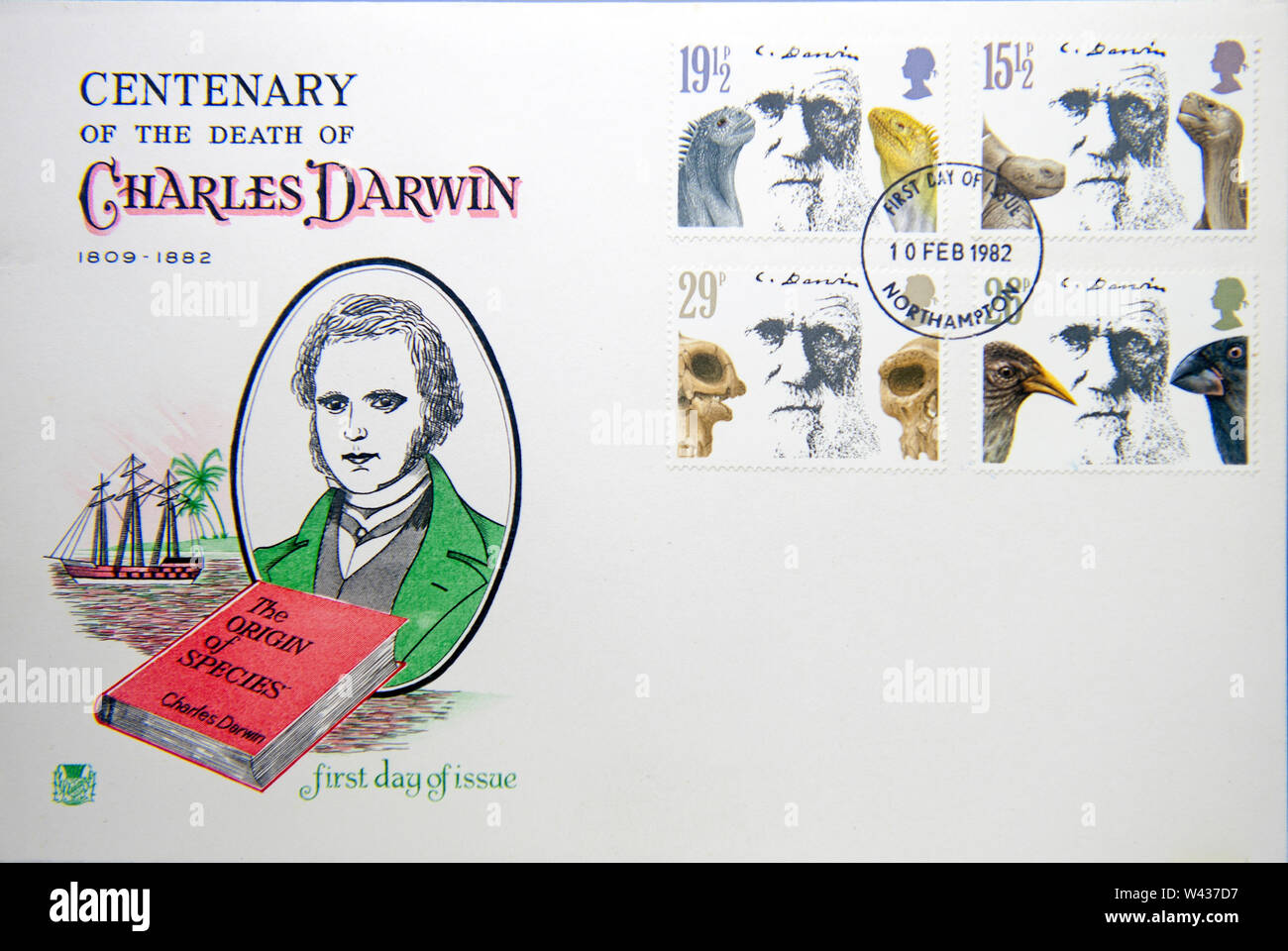 Darwin stamps hi-res stock photography and images - Alamy