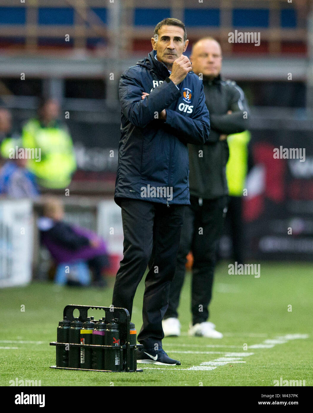 Kilmarnock manager Angelo Alessio first home game in charge during the ...