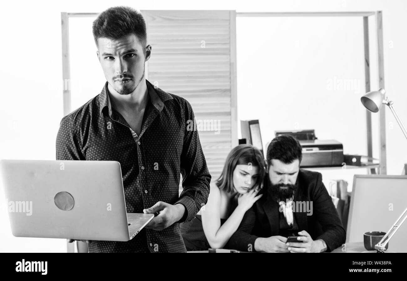 Customer using mobile app Black and White Stock Photos & Images - Alamy