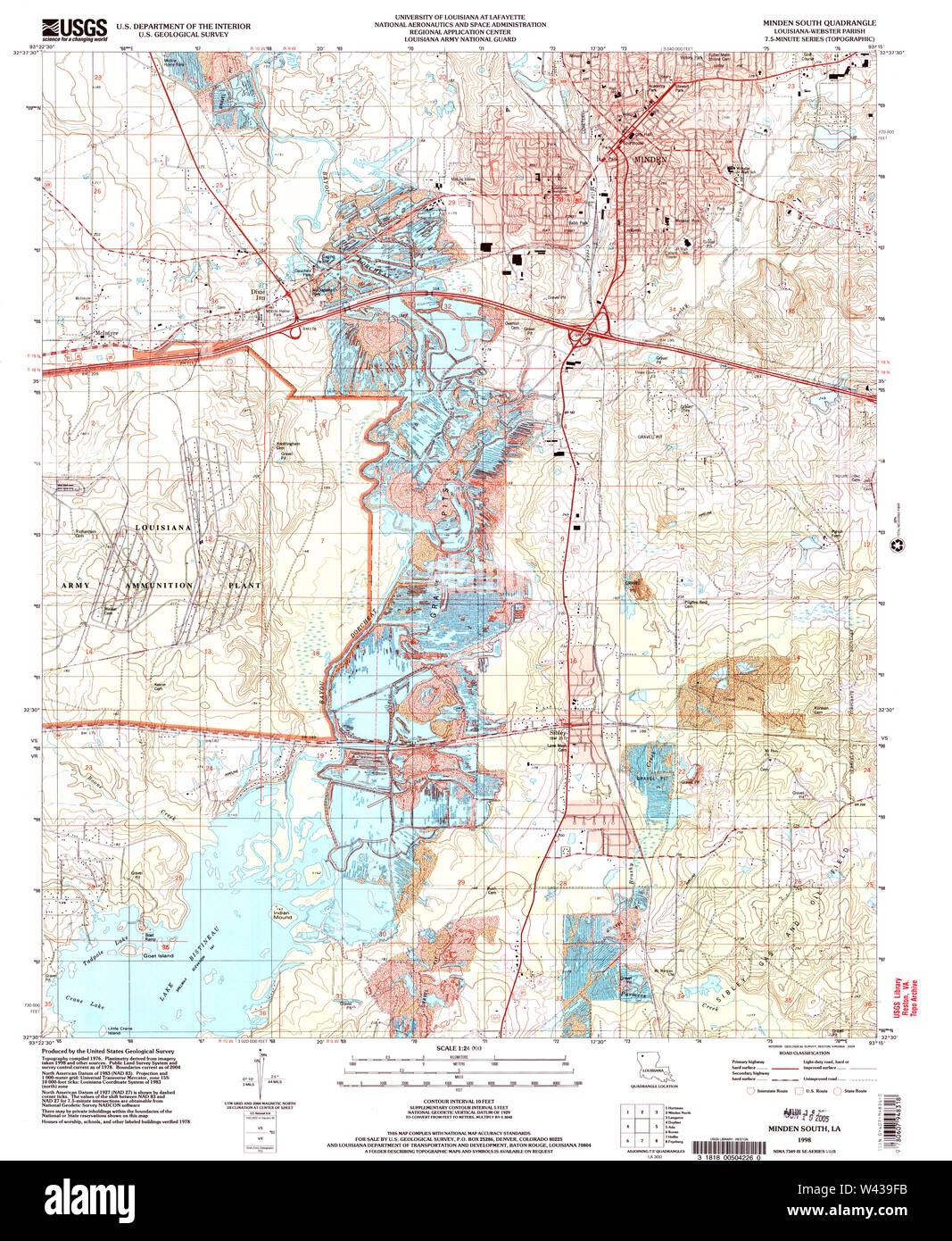 Map of minden Cut Out Stock Images & Pictures - Alamy