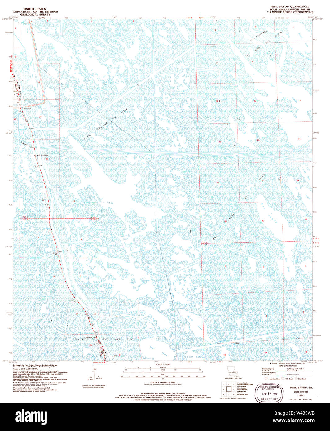 Bayou louisiana map hi-res stock photography and images - Alamy