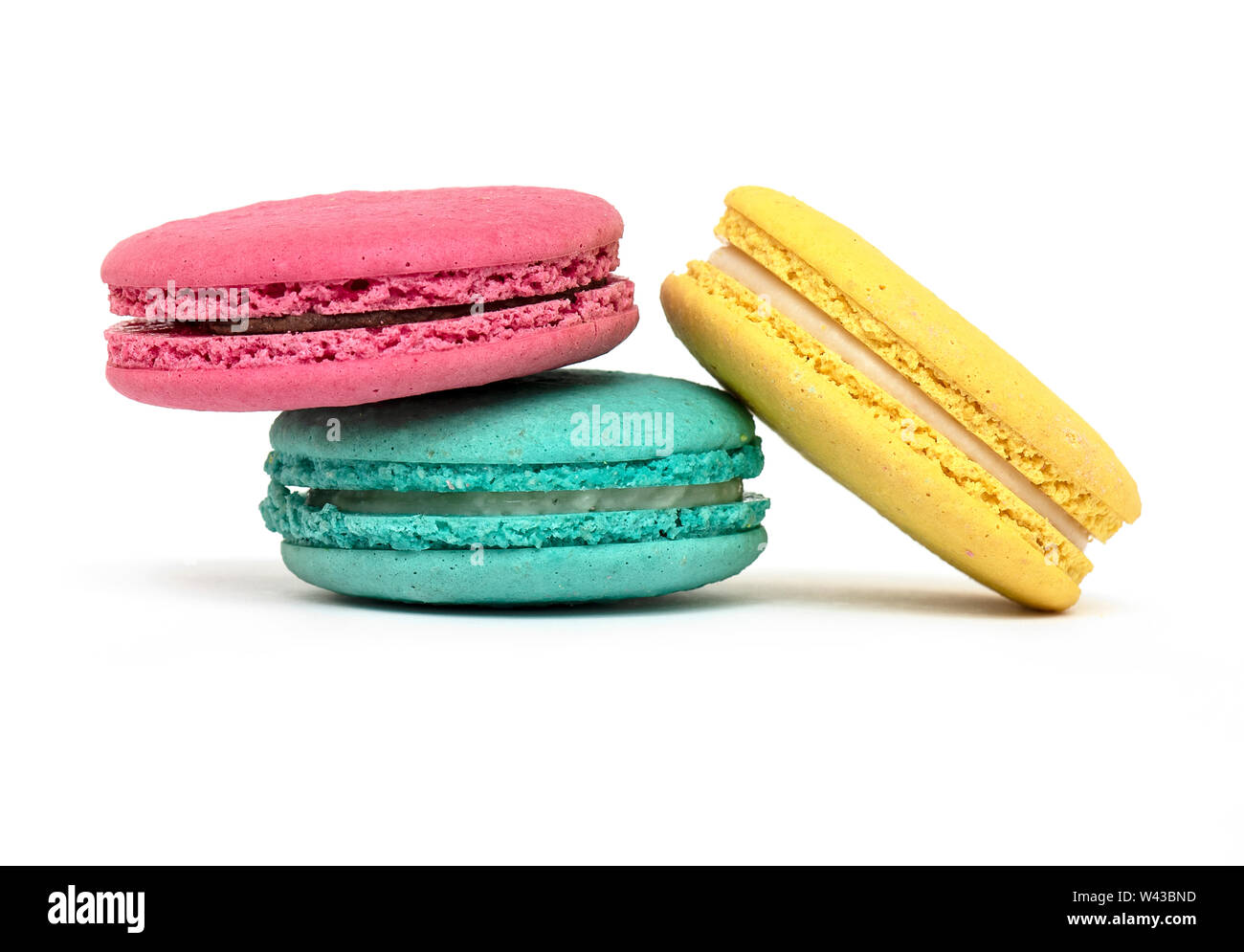 White macarons Cut Out Stock Images & Pictures - Alamy