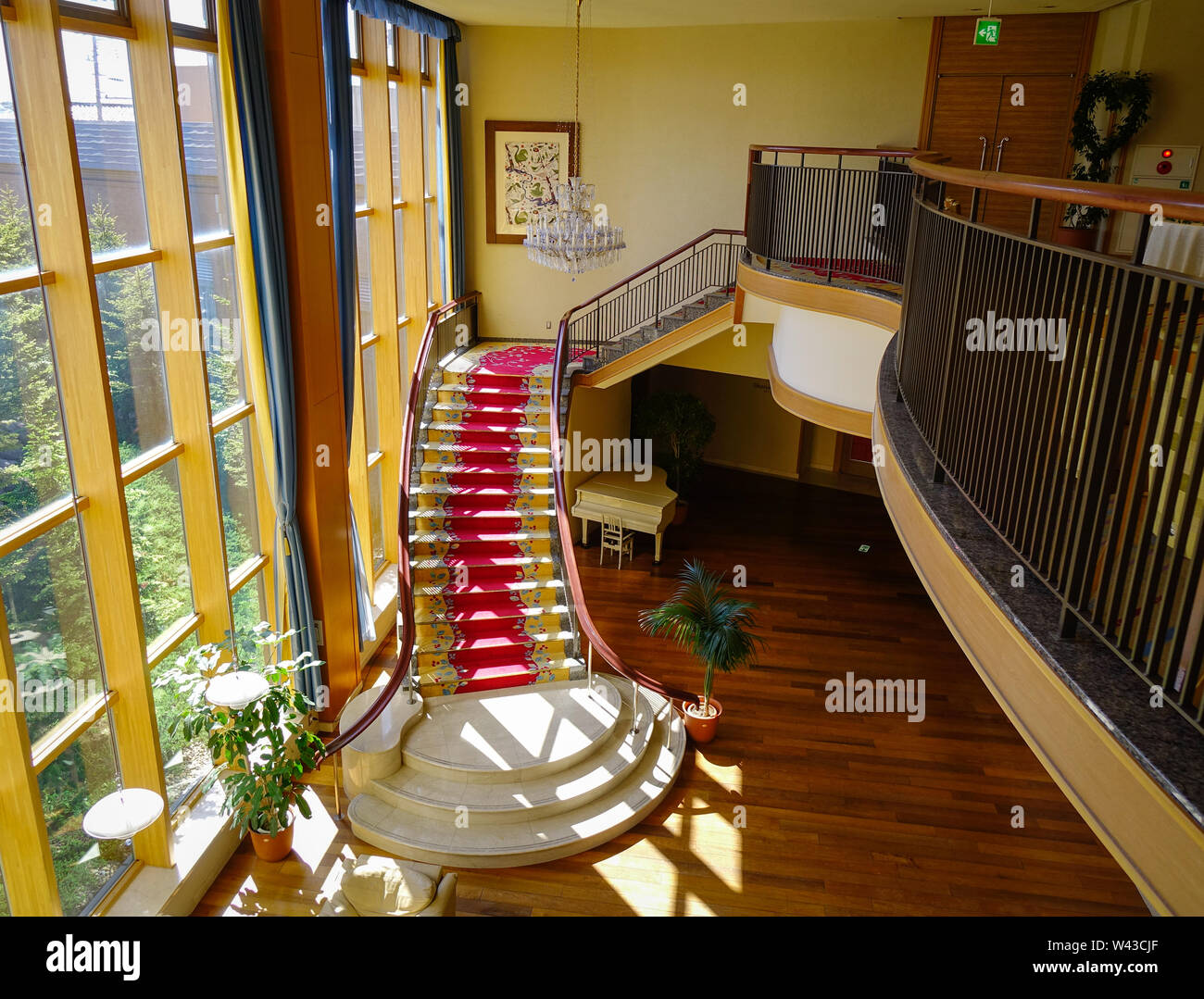 Sakata, Japan - May 19, 2017. Living room interior with classic ...