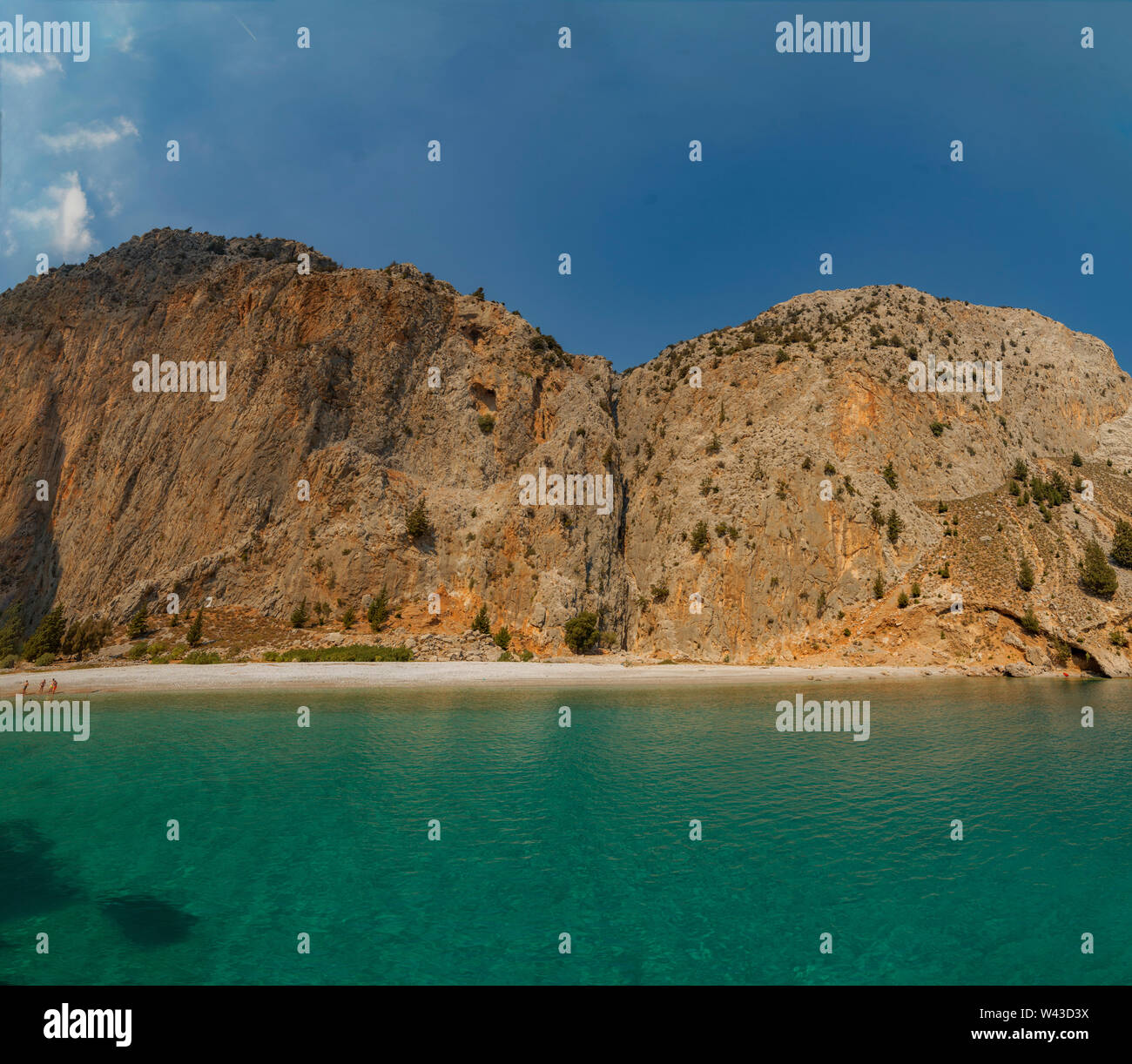 Rhodes red sand beach hi-res stock photography and images - Alamy