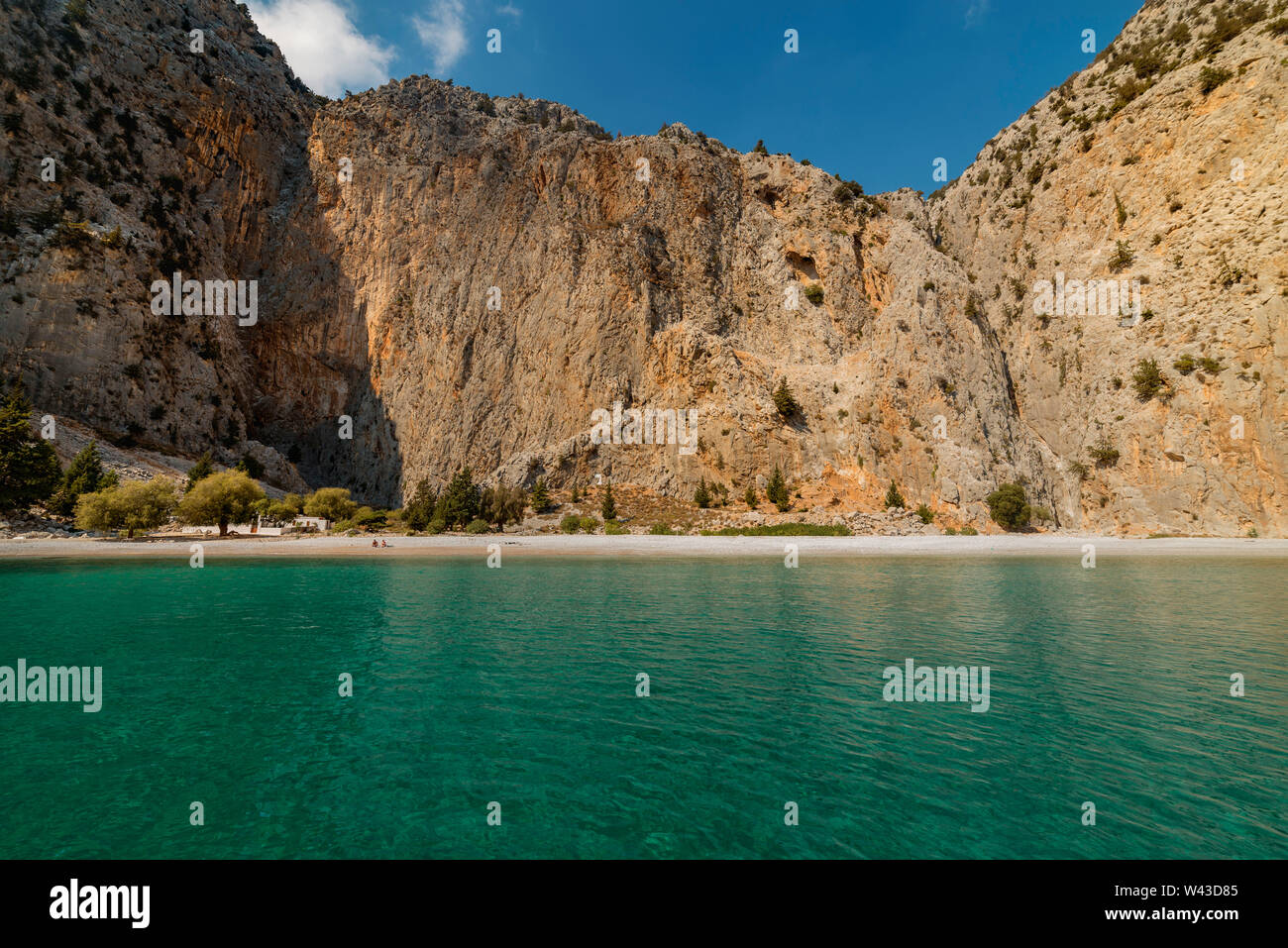 Rhodes red sand beach hi-res stock photography and images - Alamy