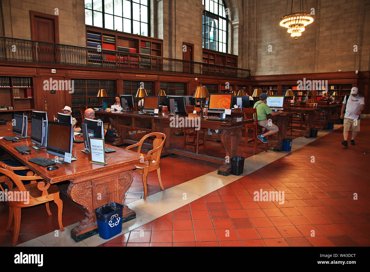 Library of New York, United States Stock Photo - Alamy