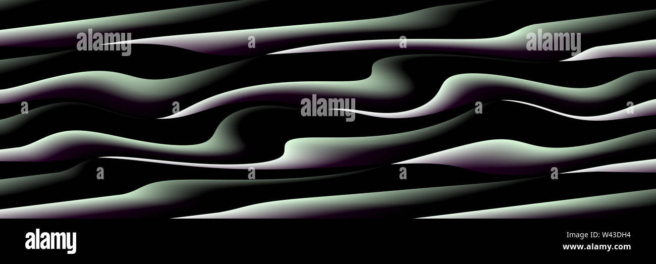 Digital art, panoramic abstract objects, Germany Stock Photo - Alamy