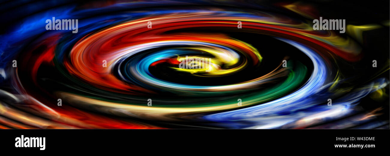 Digital art, panoramic abstract objects, Germany Stock Photo - Alamy