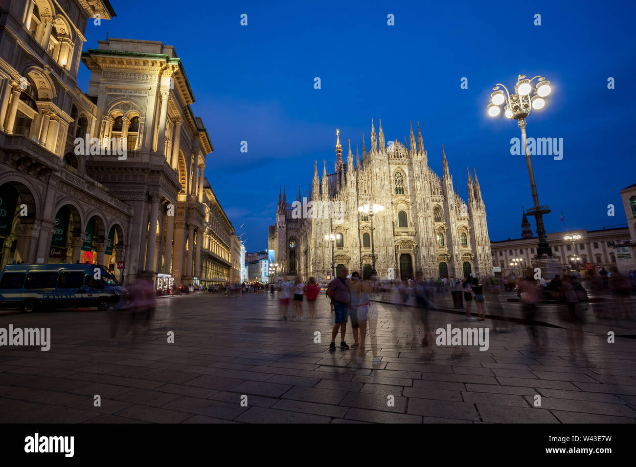 Milan, Italy - 14.08.2018: Milan Cathedral, Duomo di Milano, Italy, one ...