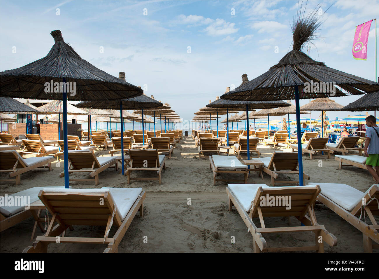 Albania, Balkan Peninsula, Durres, Beach Stock Photo - Alamy