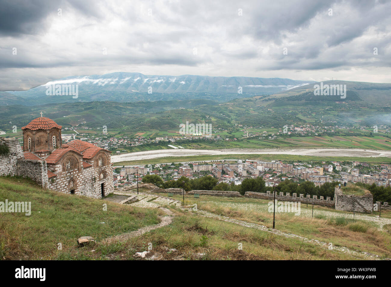 Albania, Balkan Peninsula, Berat, Castle Stock Photo - Alamy